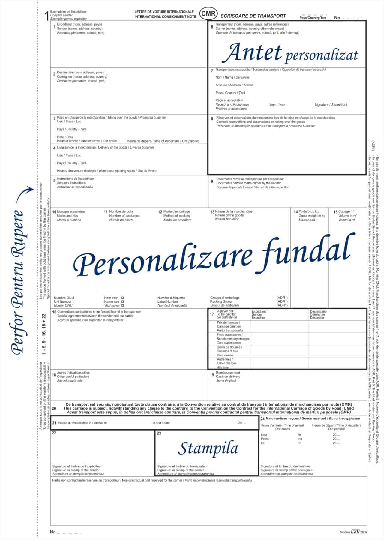 CMR PERSONALIZAT - TIPIZATE PERSONALIZATE BRASOV