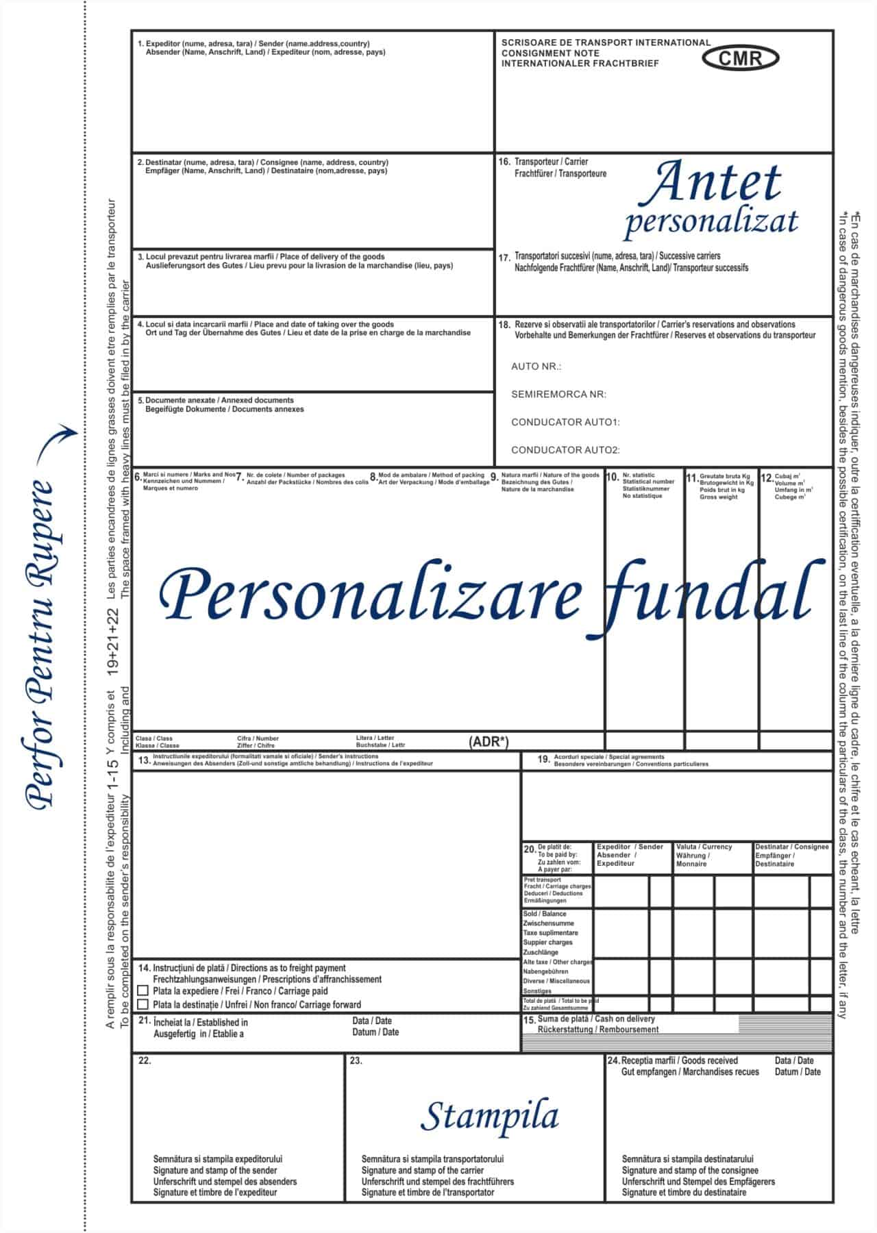 CMR PERSONALIZAT - TIPIZATE PERSONALIZATE BRASOV