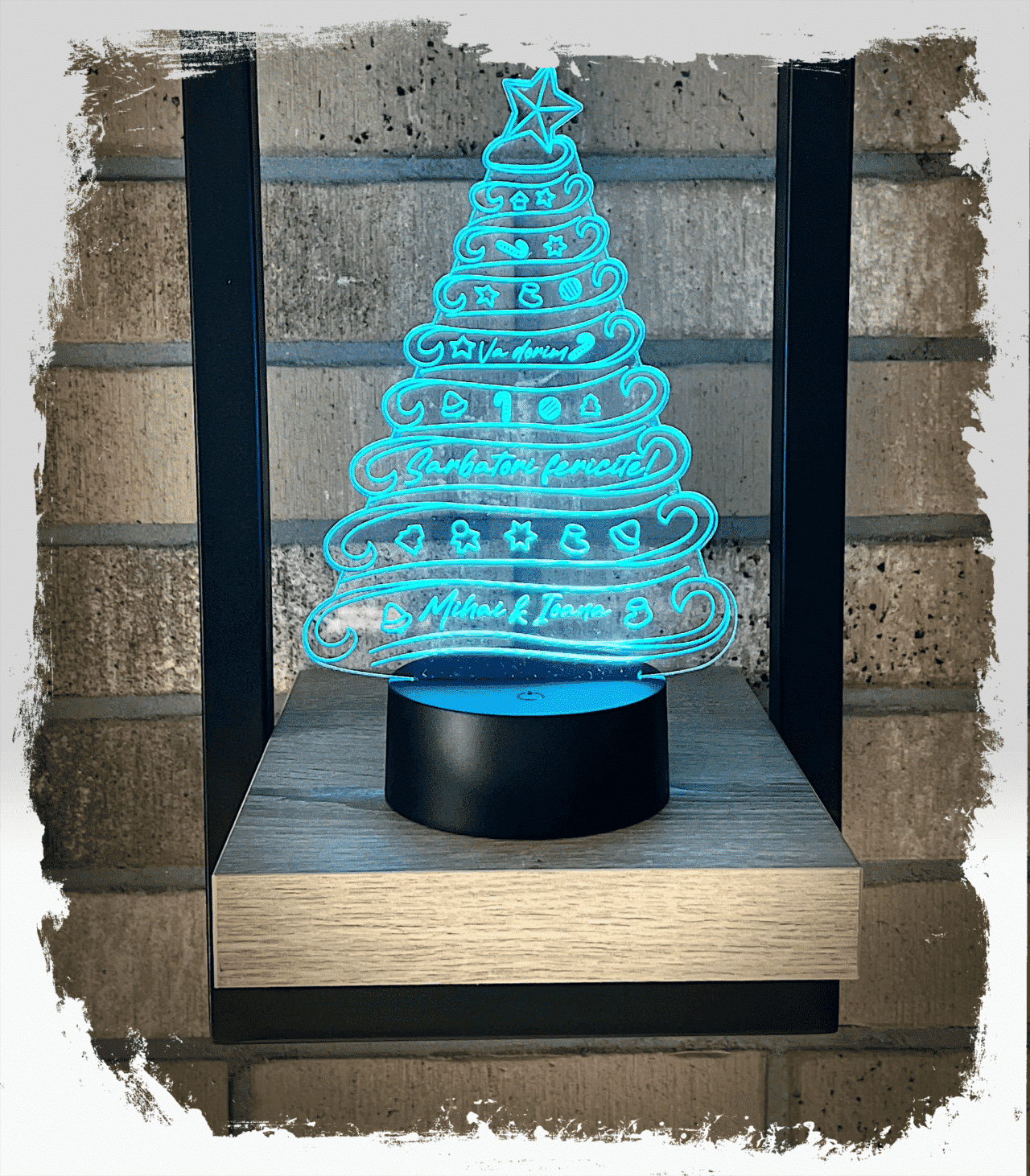lampa led 3d personalizata - Euro Paper